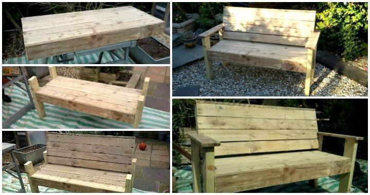 Bench from Pallets: Tutorial - Easy Pallet Ideas