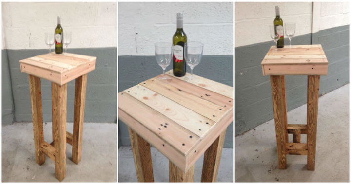 Pallet Bar Stool - Easy Pallet Ideas