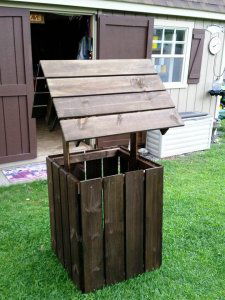 Build Easy Pallet Wishing Well - Easy Pallet Ideas