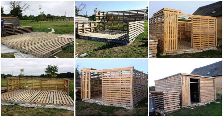 Pallet Garden Shed Tutorial - Easy Pallet Ideas